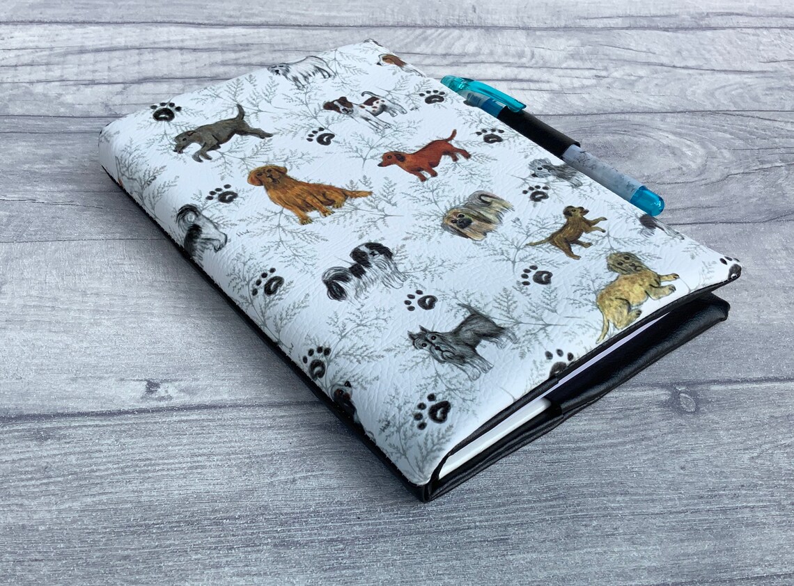 Dog/ Notebook Cover/ A5 Notebook/ Terrier/ Dog Gifts/ 2023 Diary Cover ...