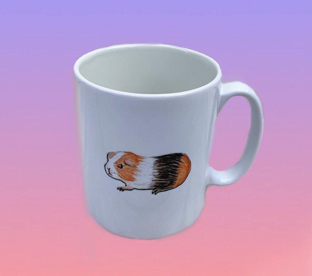 Mug, Guinea Pig Mug, Guinea Pig, Ceramic Mug, Kitchenware, Coffee Mug ...