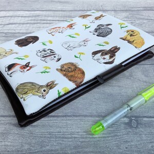 Rabbit/ Notebook Cover/ A5 Notebook/ Bunny/ Rabbit Gifts/ Diary Cover ...