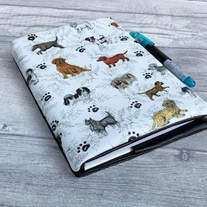 Dog/ Notebook Cover/ A5 Notebook/ Terrier/ Dog Gifts/ 2023 Diary Cover ...