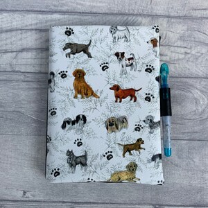 Dog/ Notebook Cover/ A5 Notebook/ Terrier/ Dog Gifts/ 2023 Diary Cover ...