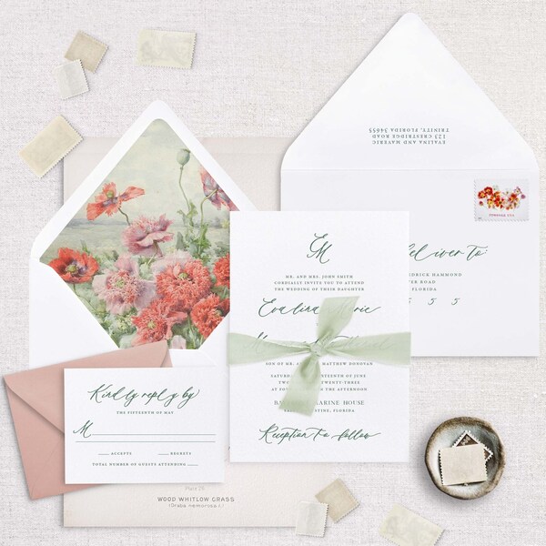 Spring Garden Wedding Invitation - Etsy