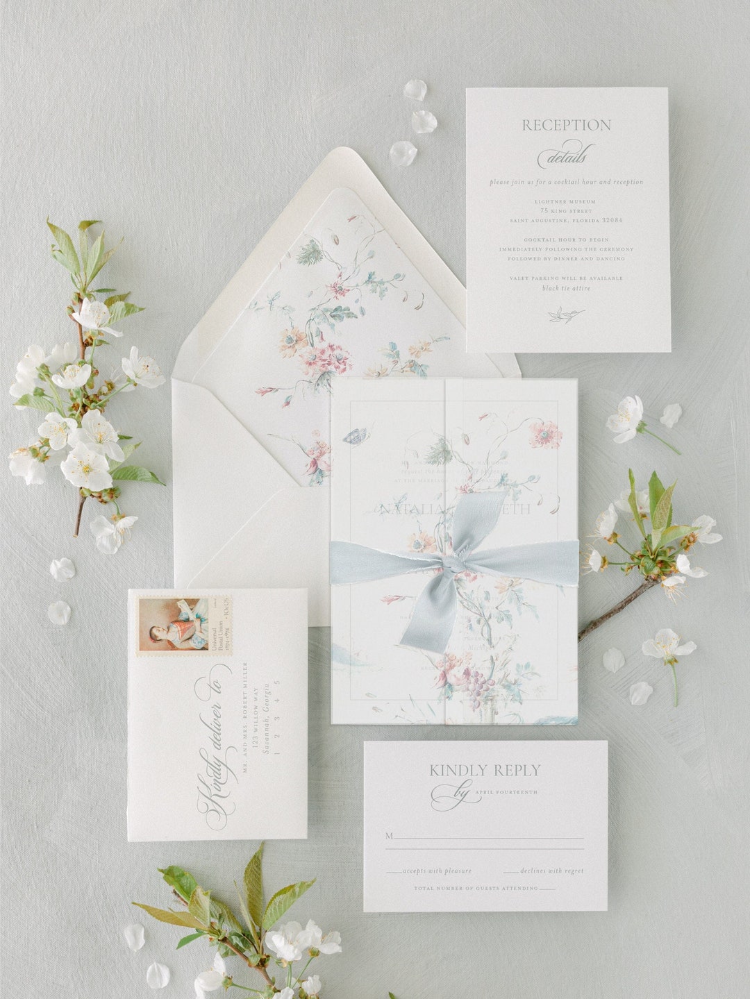 Elegant Wedding Invitation, Modern Wedding Invitation, Timeless Wedding ...