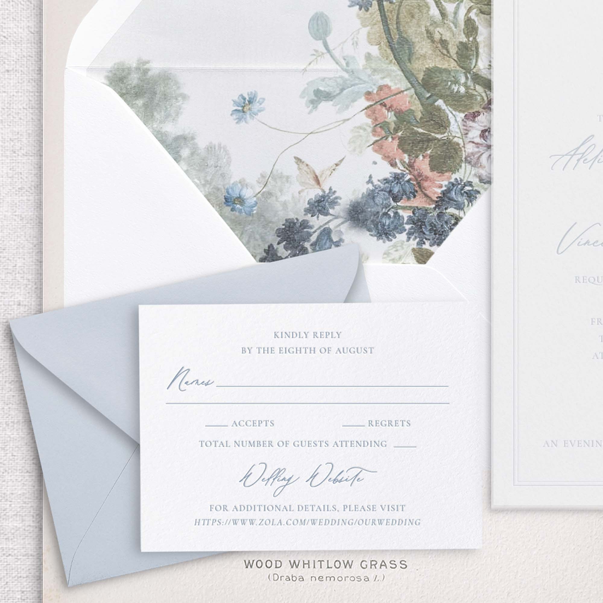 Spring Floral Wedding Invitation Garden Wedding Invitation - Etsy