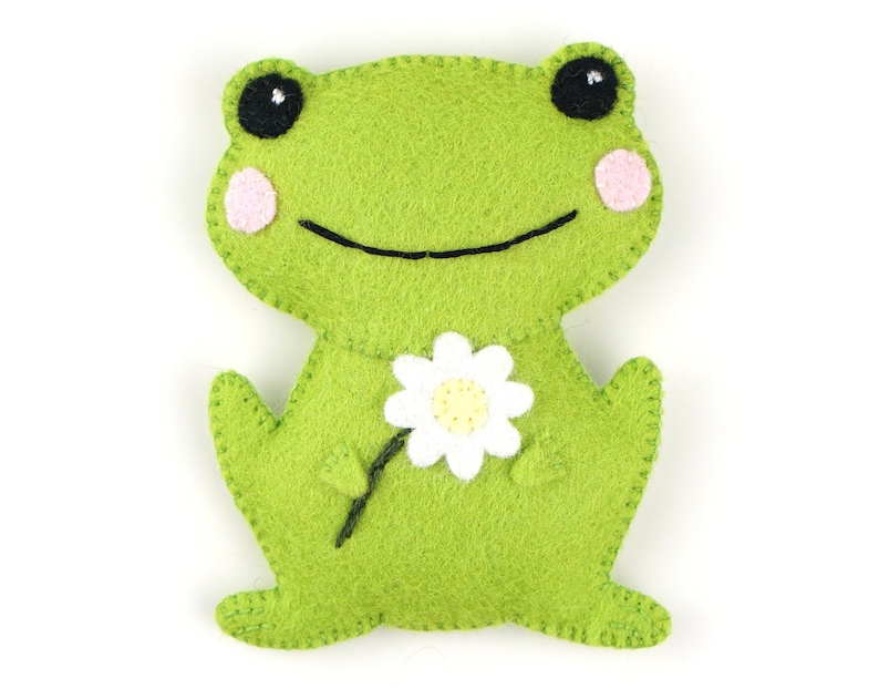 Cute Felt Frog Sewing Pattern With Full Instructions Instant PDF ...