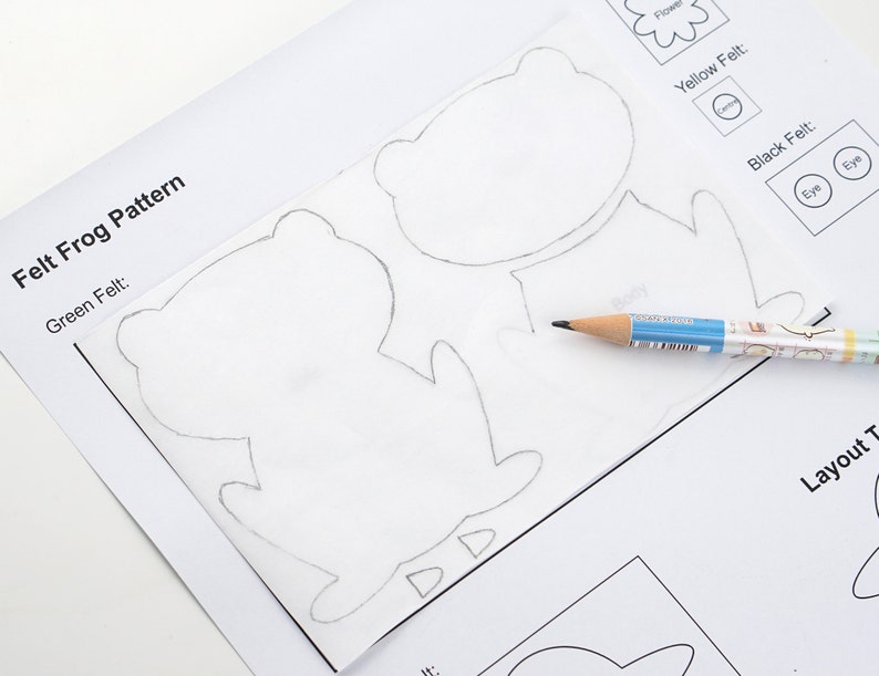 Cute Felt Frog Sewing Pattern With Full Instructions Instant PDF ...