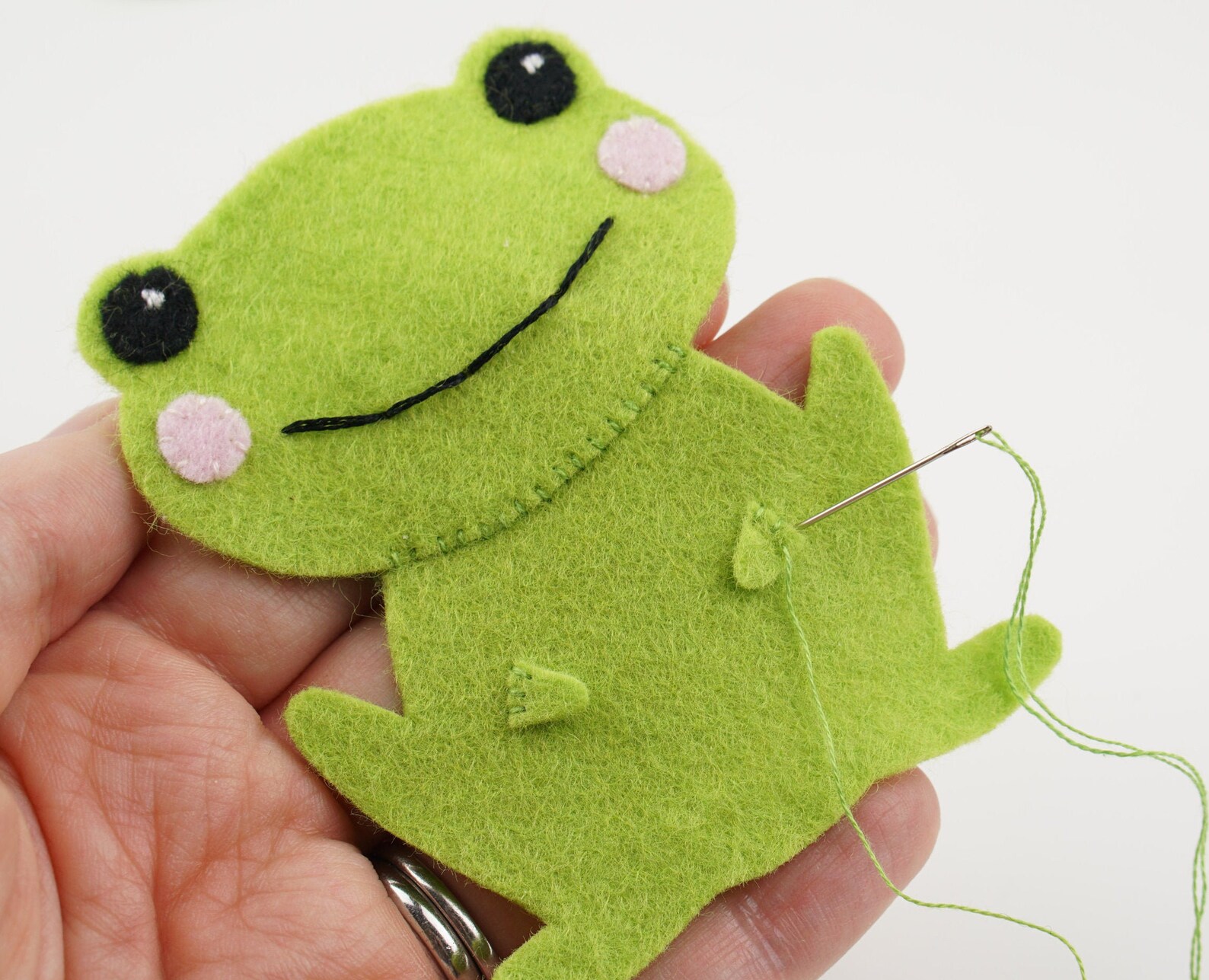 Cute Felt Frog Sewing Pattern With Full Instructions Instant PDF ...