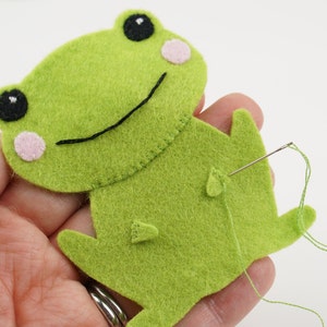 Cute Felt Frog Sewing Pattern With Full Instructions - Instant PDF ...