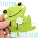 Cute Felt Frog Sewing Pattern With Full Instructions - Instant PDF ...
