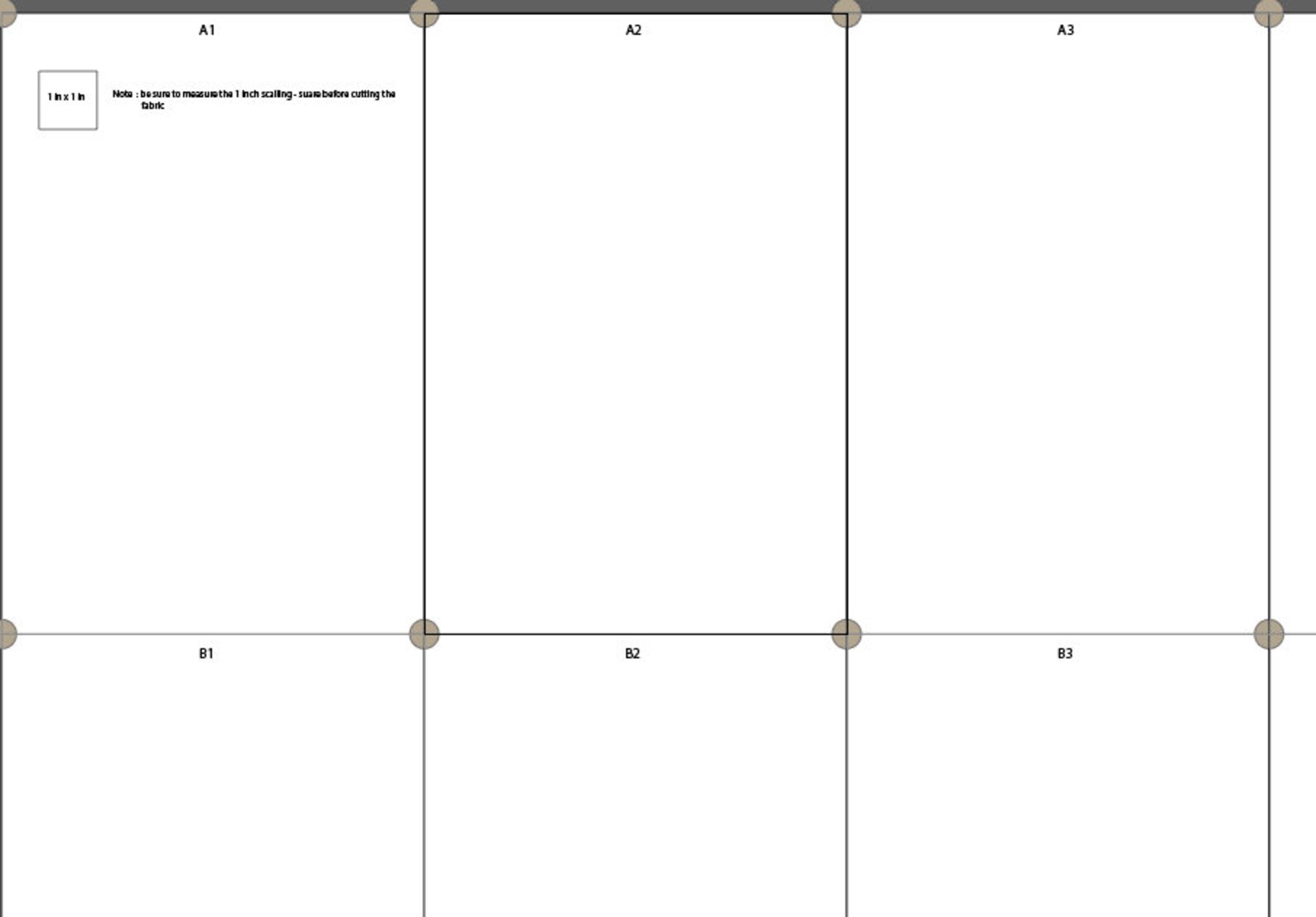 Illustration Digital Sewing Pattern Template A4 Template for Print AI ...