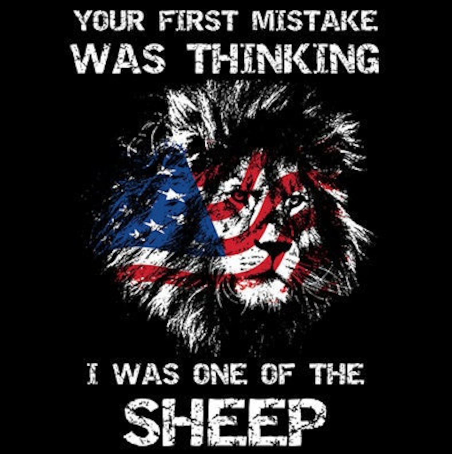 Your First Mistake Was Thinking I Was One of the Sheep Lion Shirt - Etsy
