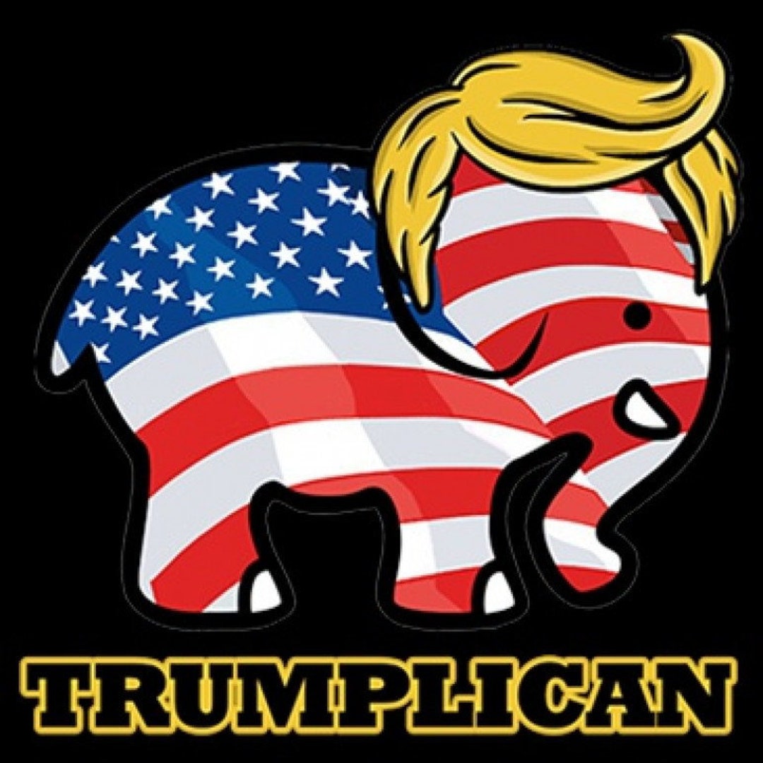 Trumplican Elephant American Flag Shirt - Etsy