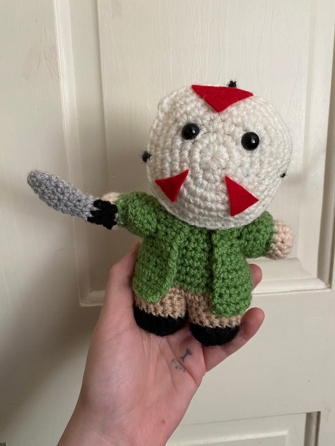 Crochet Jason Voorhees Plush Gift Halloween Horror - Etsy