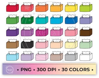 Doodle Tissue Box SVG PNG Psd Outline Personal and - Etsy