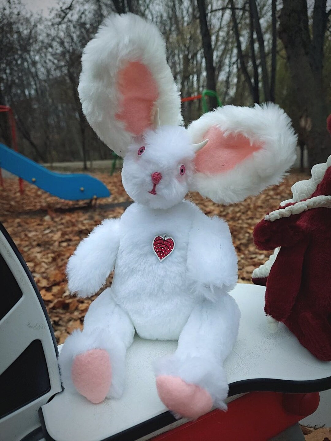 Pensive Hare, Rabbit, White Rabbit, Strange Creatures, Handmade, Art ...