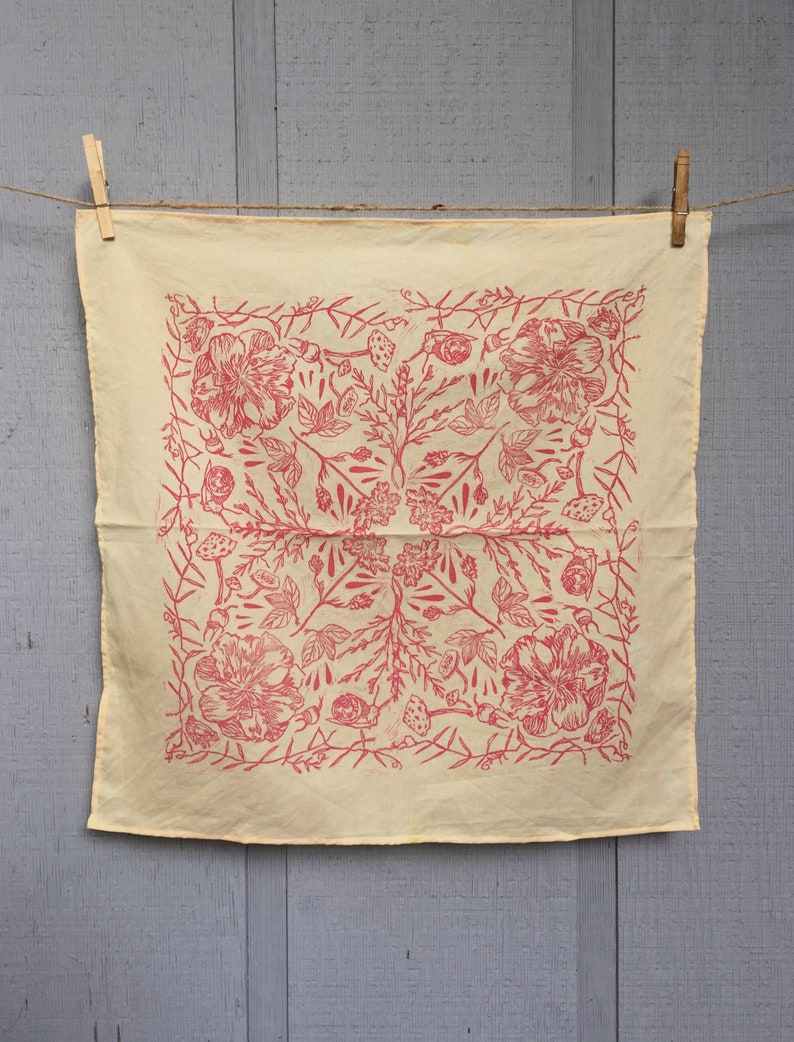 The Texas Bandana made to Order Hand Printed Bandana - Etsy