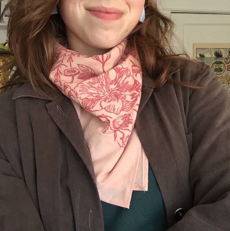 The Texas Bandana made to Order Hand Printed Bandana - Etsy