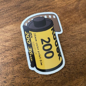 35mm Roll of Film Glossy Sticker, Die Cut Sticker - Etsy