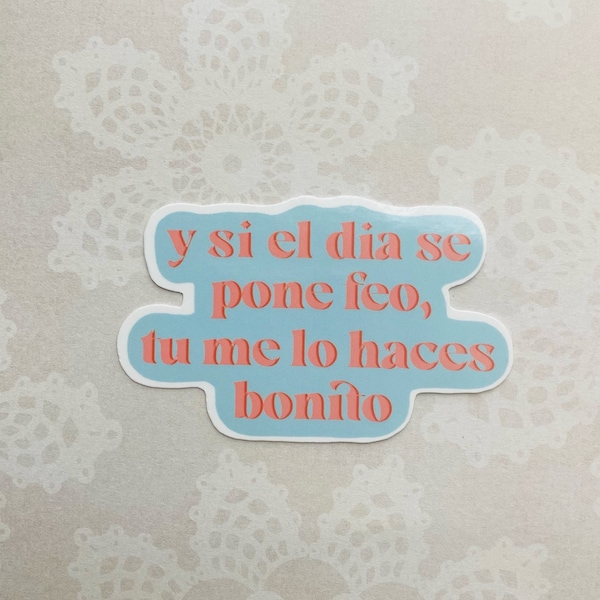 Si el dia se pone feo tu me lo haces bonito - Etsy Schweiz