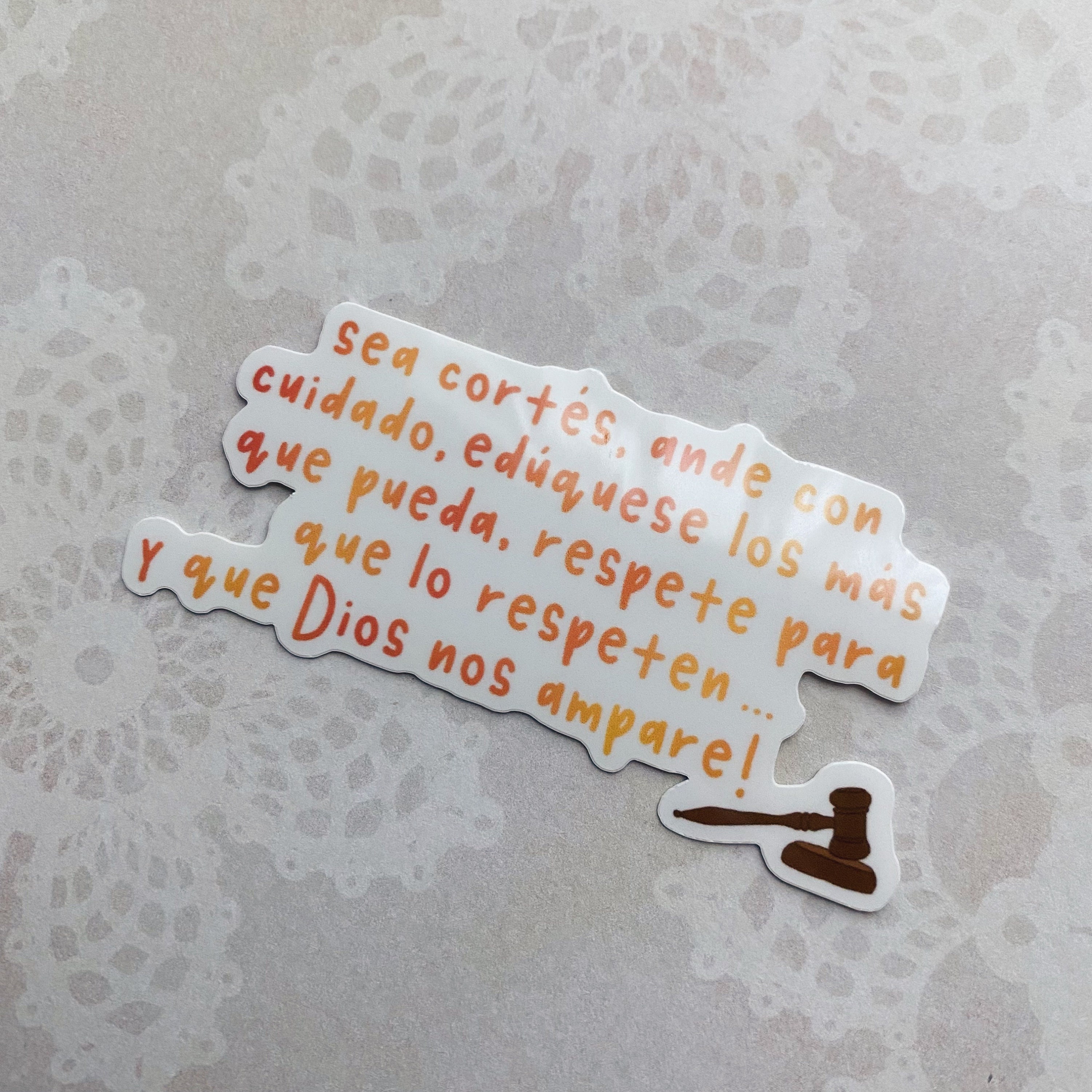 Caso Cerrado Glossy Sticker, Anna Maria Polo Popular Saying Sticker ...