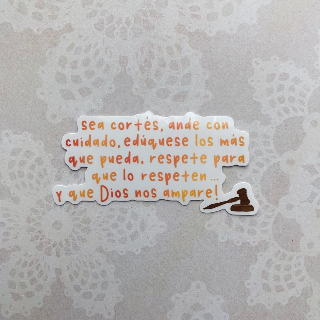 Caso Cerrado Glossy Sticker, Anna Maria Polo Popular Saying Sticker ...
