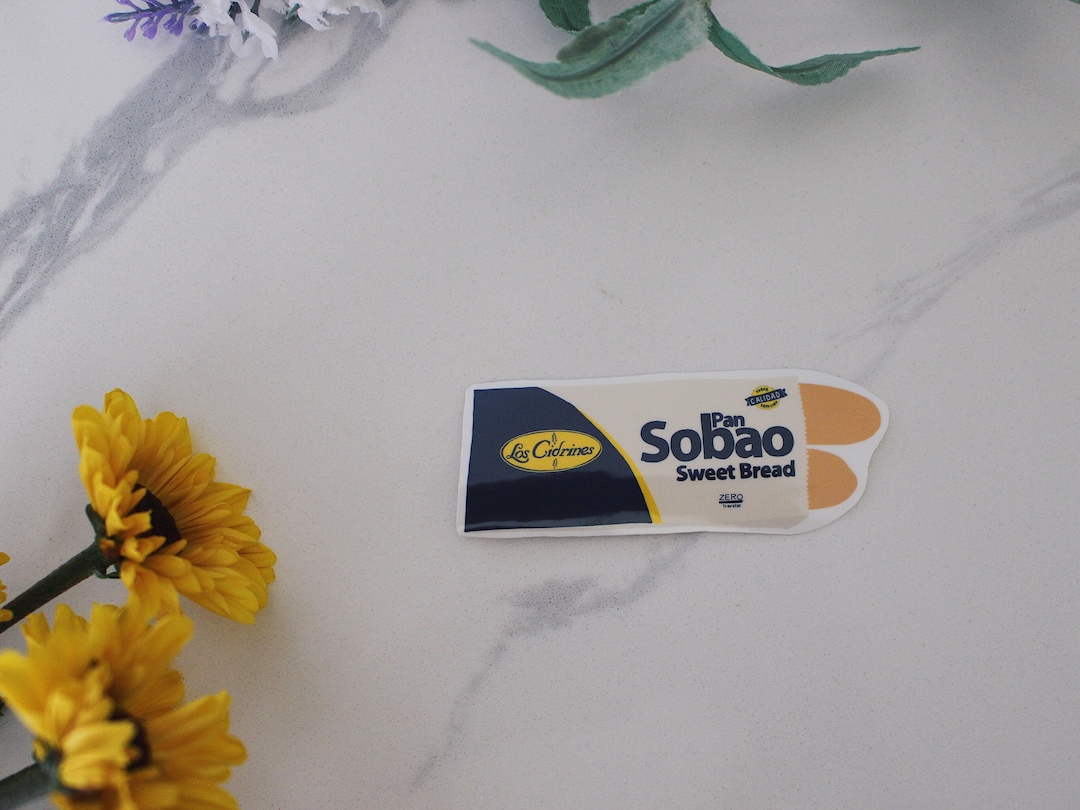 Puerto Rican Pan Sobao/sweet Bread Glossy Sticker, Puerto Rico Sticker ...