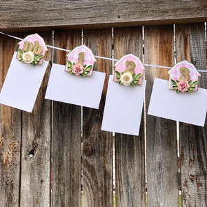 Pink Barn Monthly Photo Banner | Farm Photo Banner | Farm Milestone ...