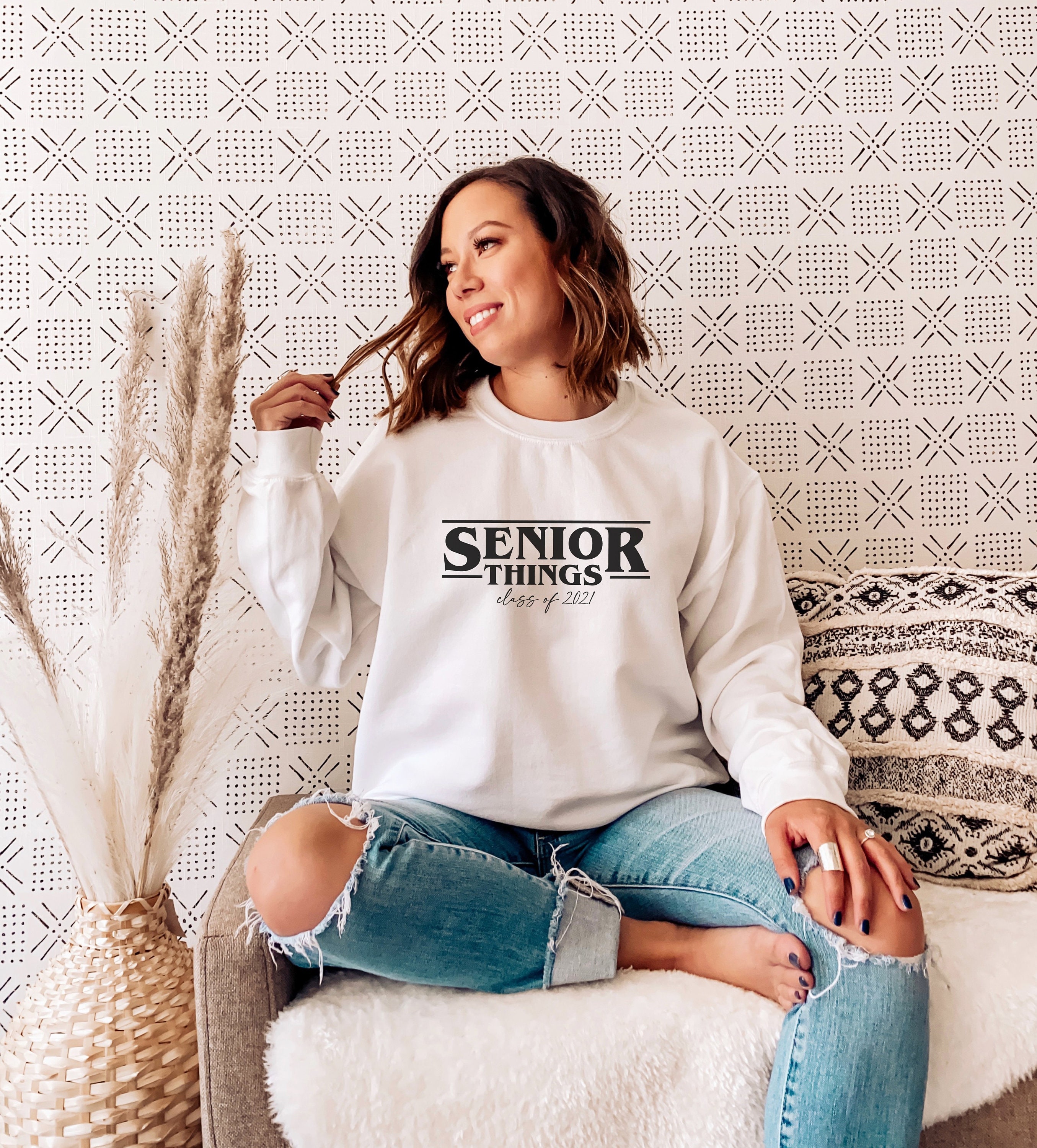 Personalized Senior Sweatshirt Senior Things Class of 2021 | Etsy