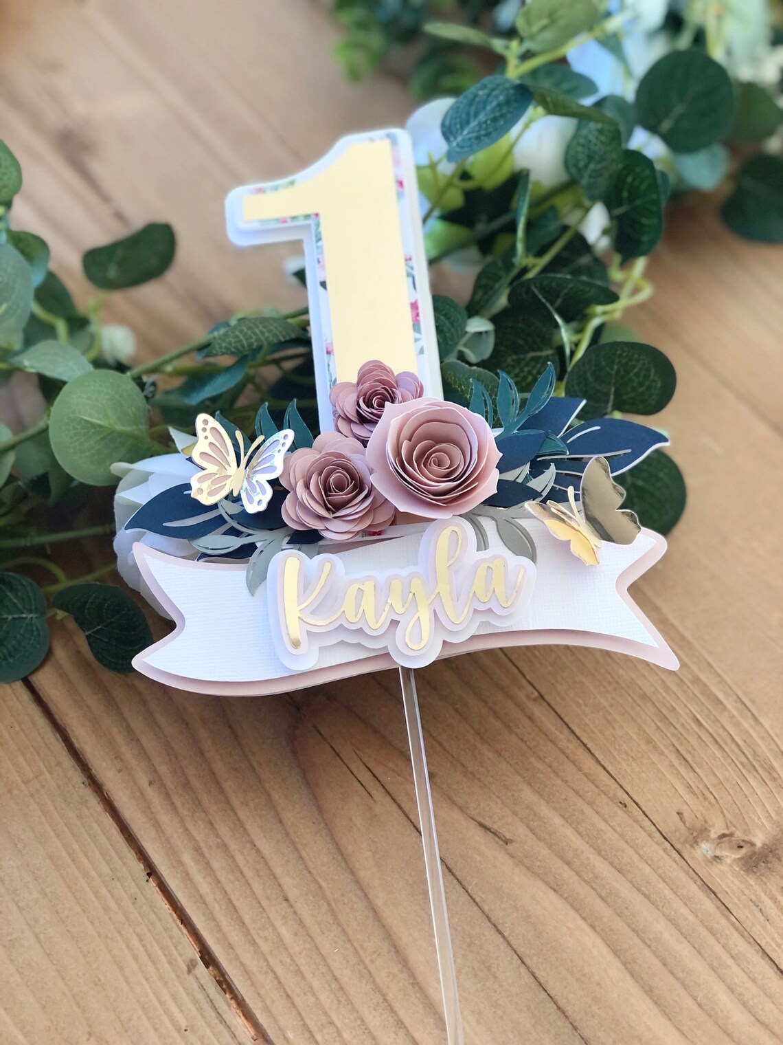 Boho Theme Cake Topper First Birthday Cake Topper 1st - Etsy