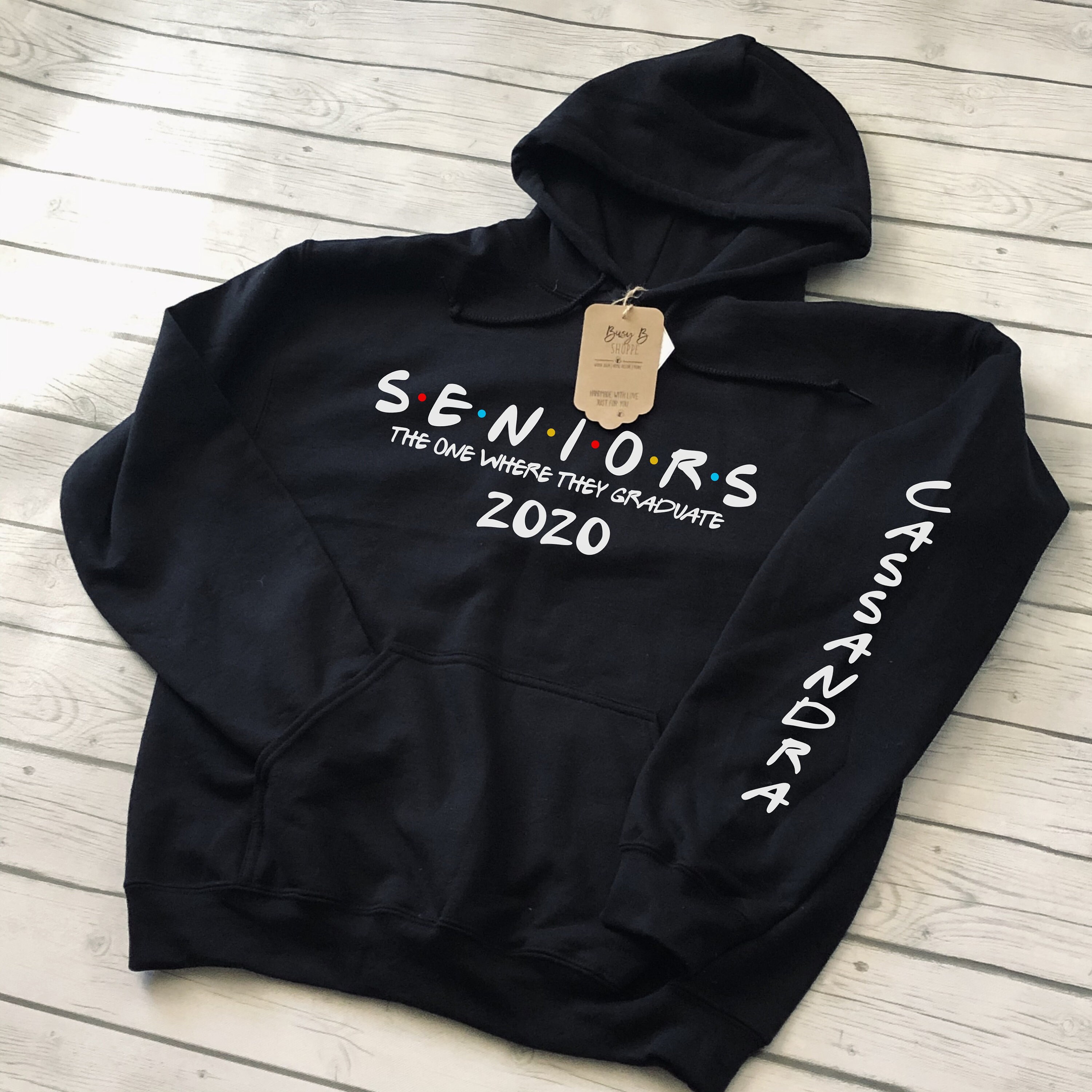 Personalized Senior Friends Logo Hoodie / Class of 2022 Hoodie | Etsy