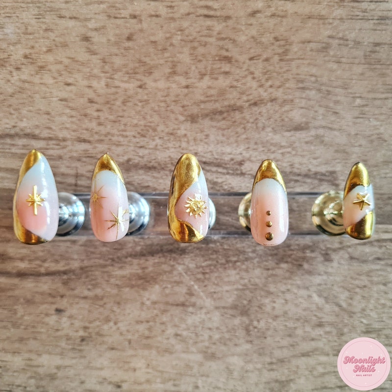Negative Space Nails - Etsy
