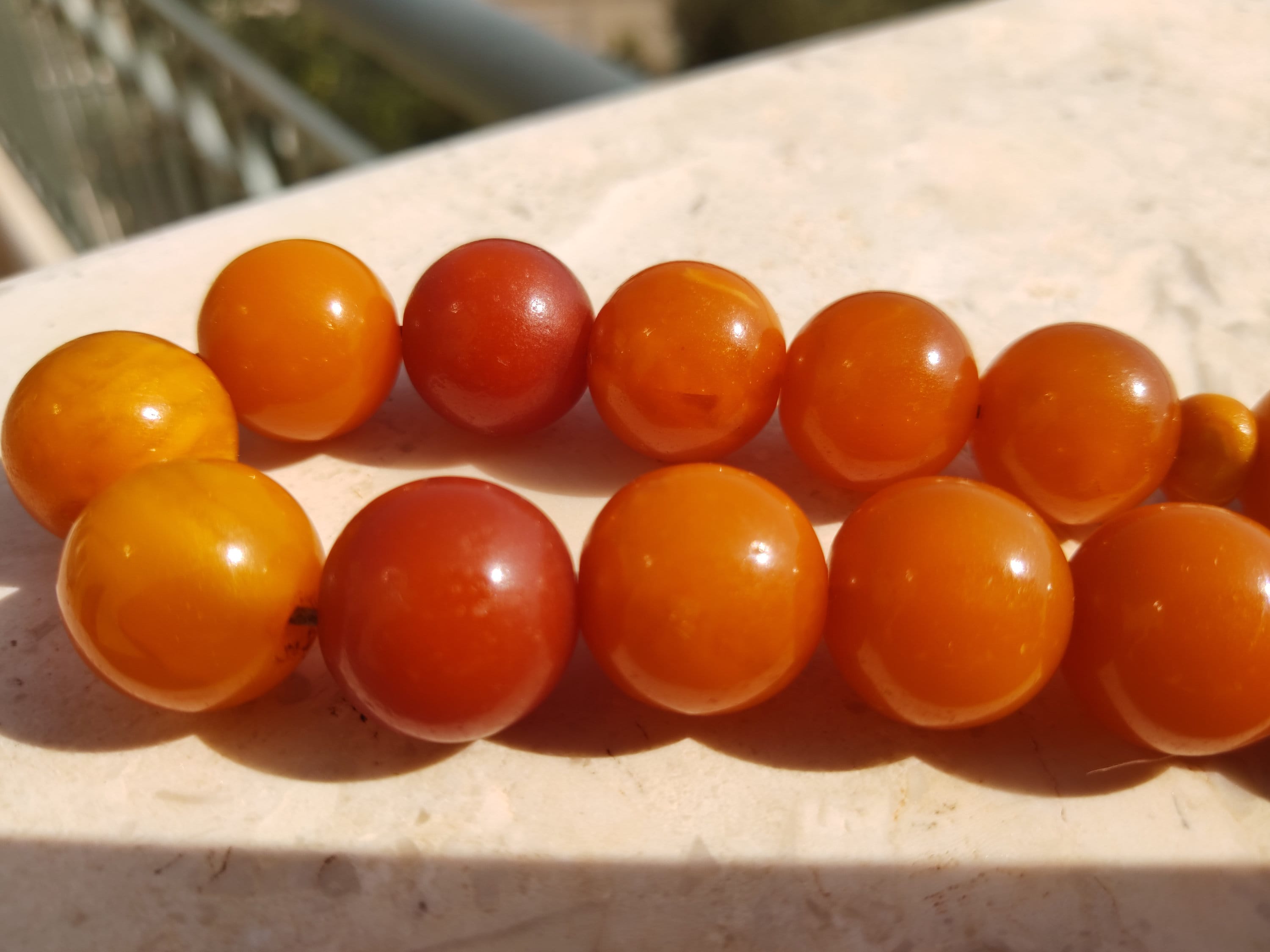 The Kahraman Amber Tesbih Worry Prayer Beads!!! This is One Piece in ...
