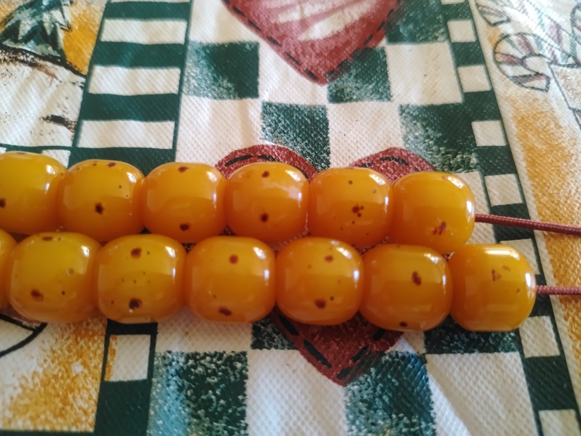 Misteka Faturan Bakelite German Amber Worry Prayer Beads Tesbih ...