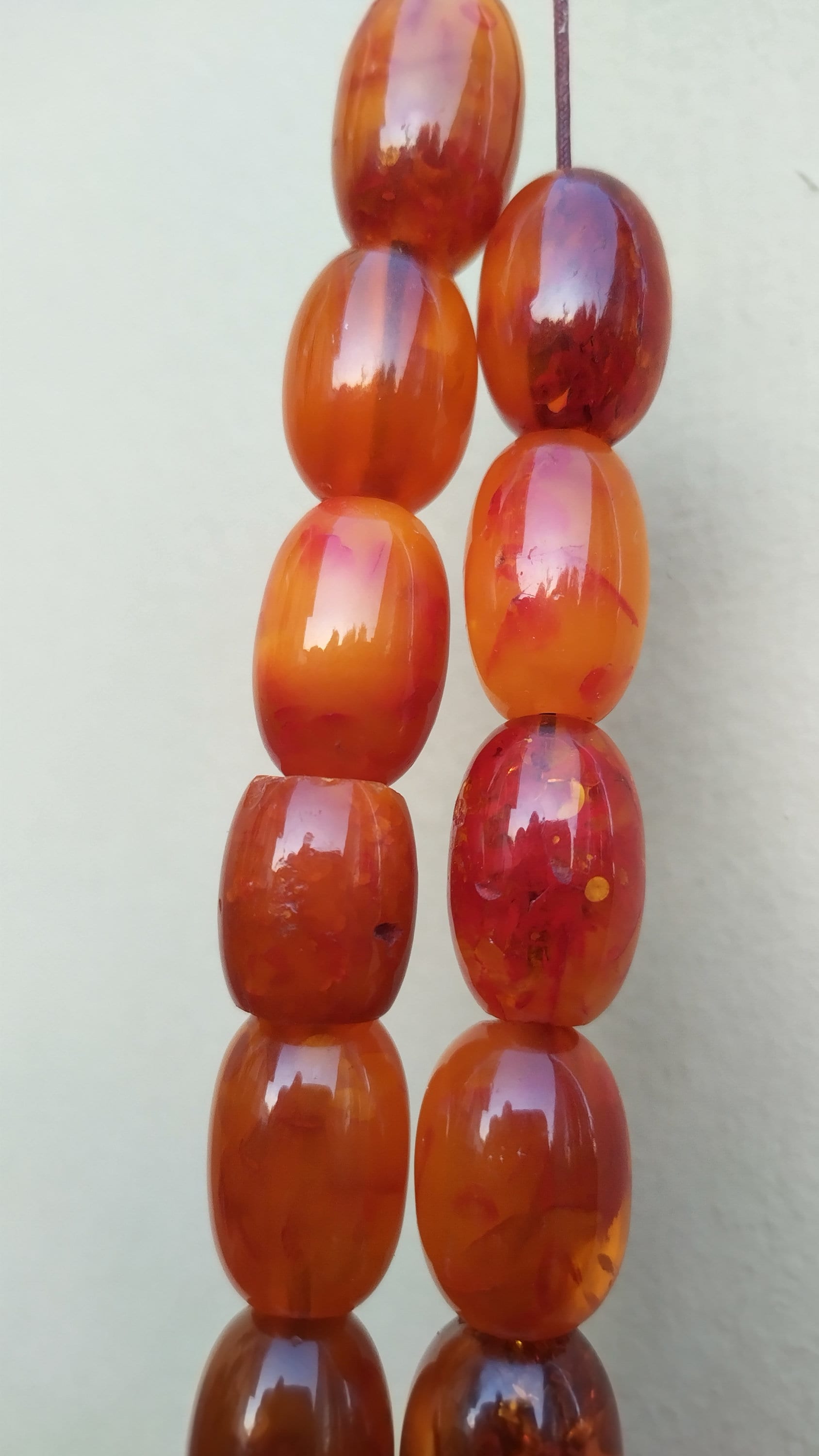 Red Amber Kahraman Multicolour Rarest Only One of a Kind Tesbih ...