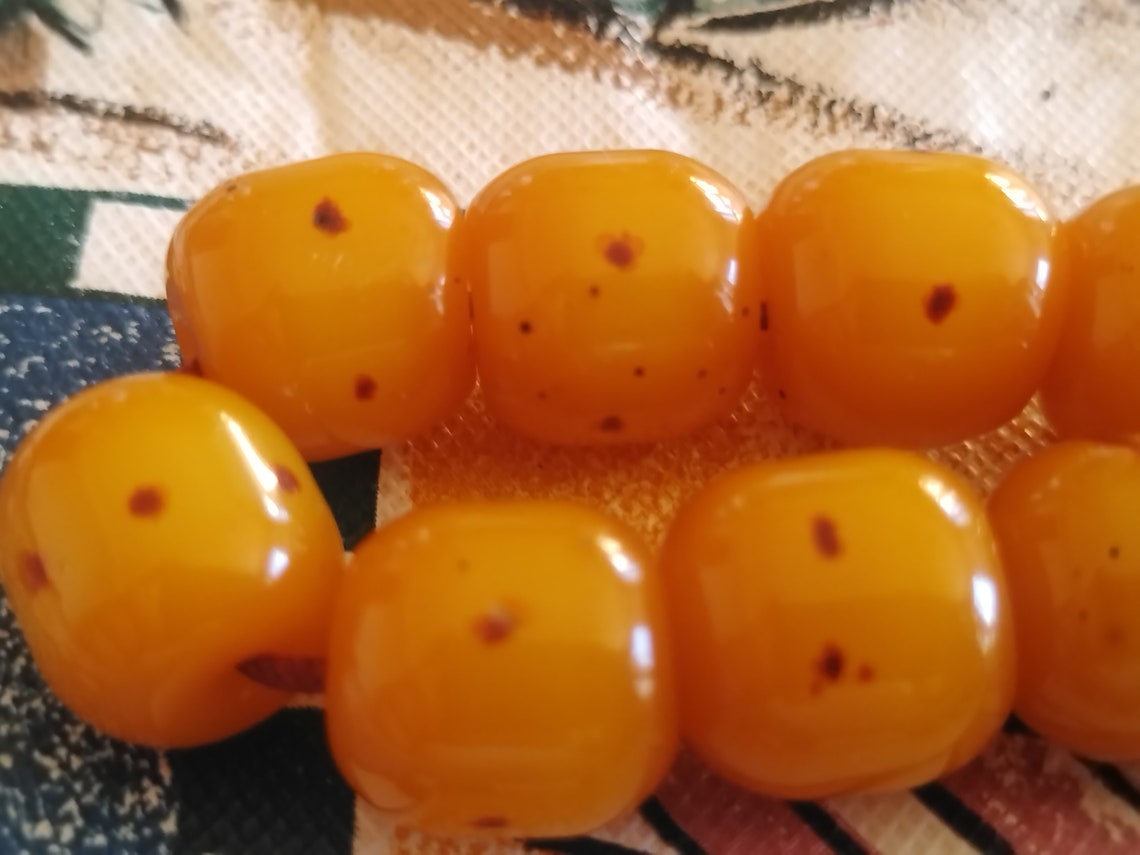Misteka Faturan Bakelite German Amber Worry Prayer Beads Tesbih ...