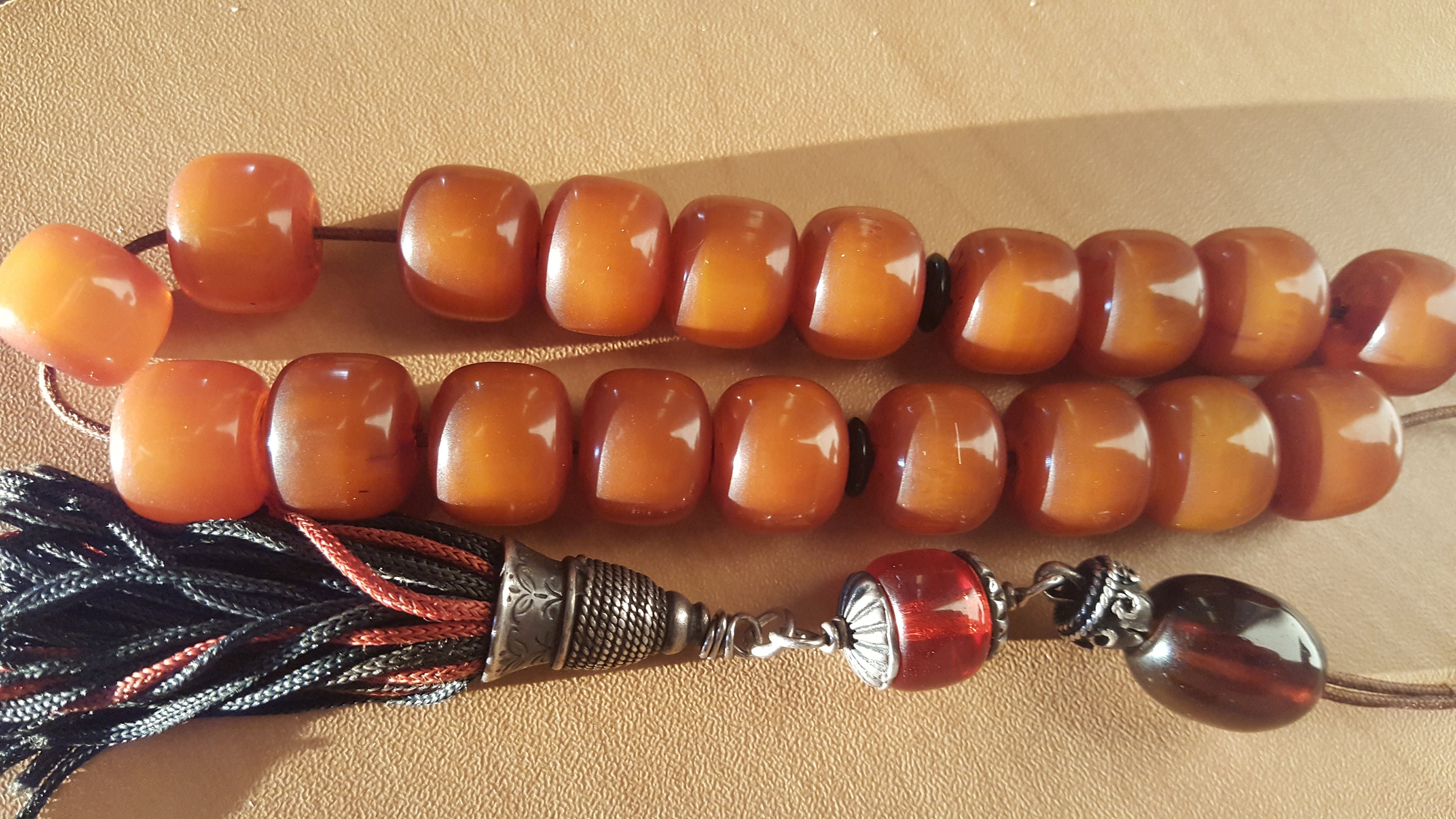 Faturan Amber Beads Very Old Vintage Rare Genuine Original - Etsy