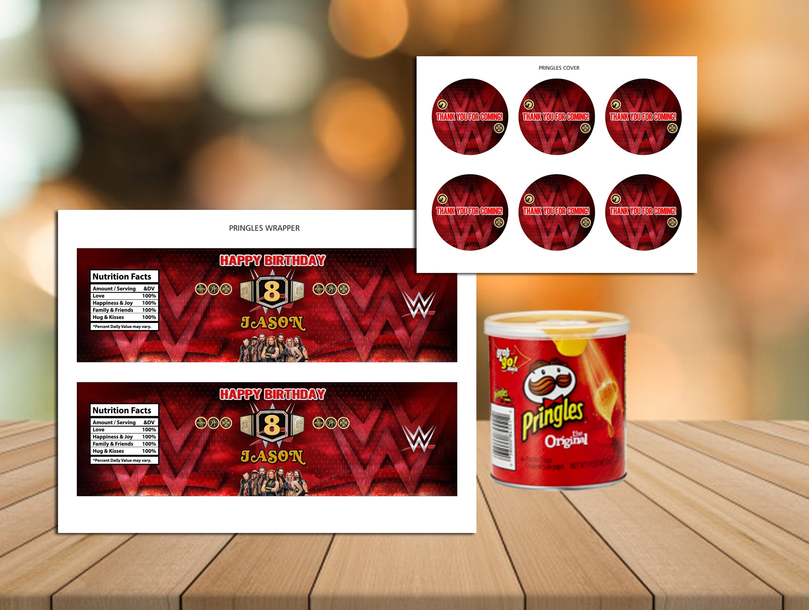 Pringles Labels Pringles Cover Pringles Template Pringles - Etsy