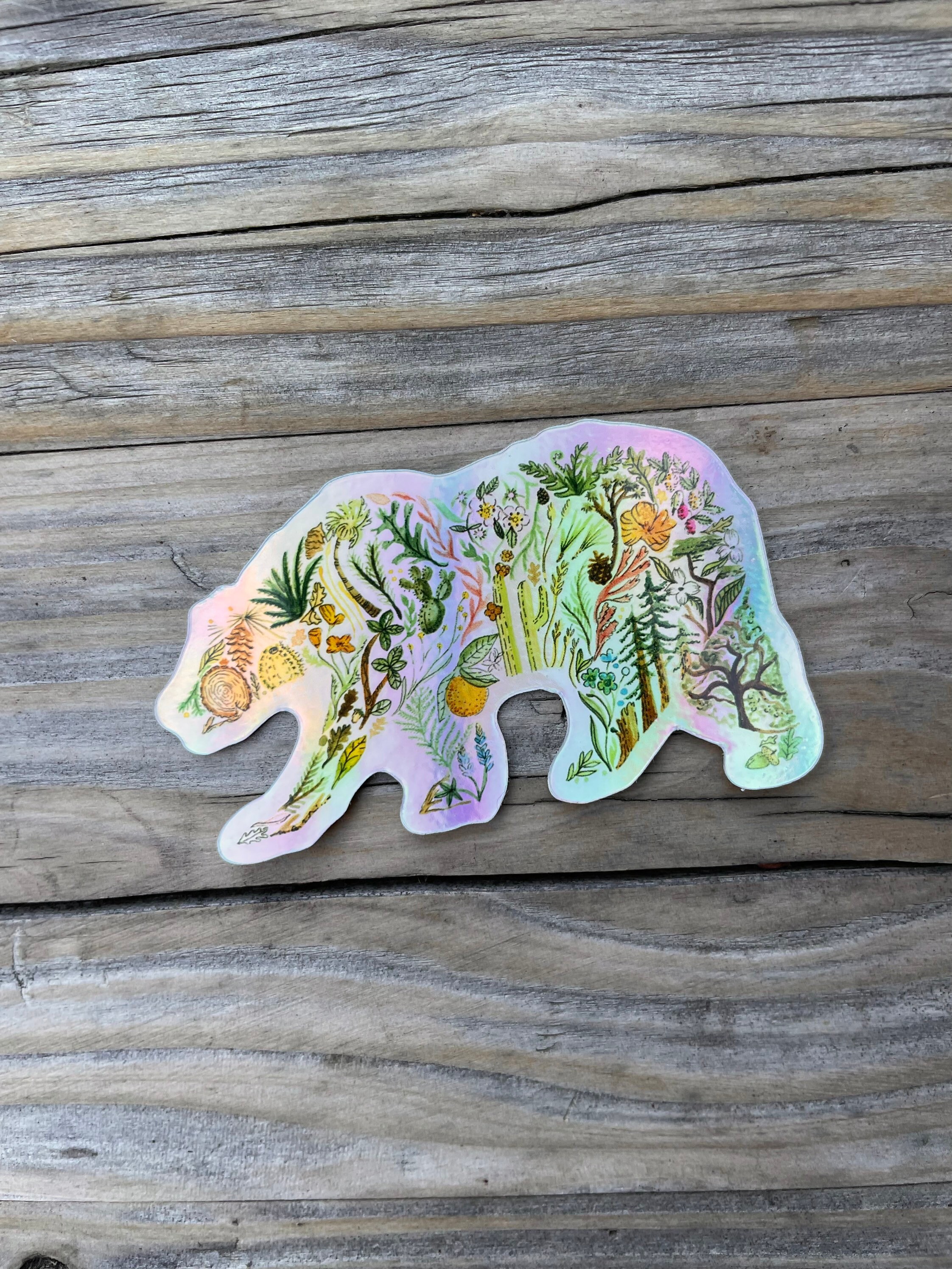California Sticker Pack of 4 Stickers California Bear | Etsy