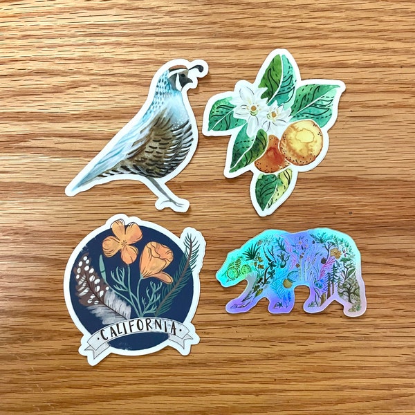 Northern California Stickers - Etsy