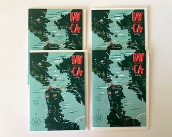 Greetings From San Francisco Card // San Francisco Print - Etsy