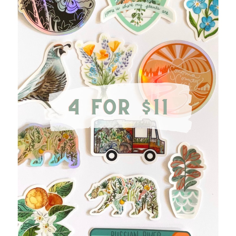 California Stickers - Etsy