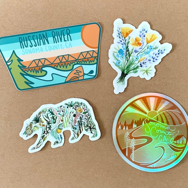 Orange County Sticker - Etsy