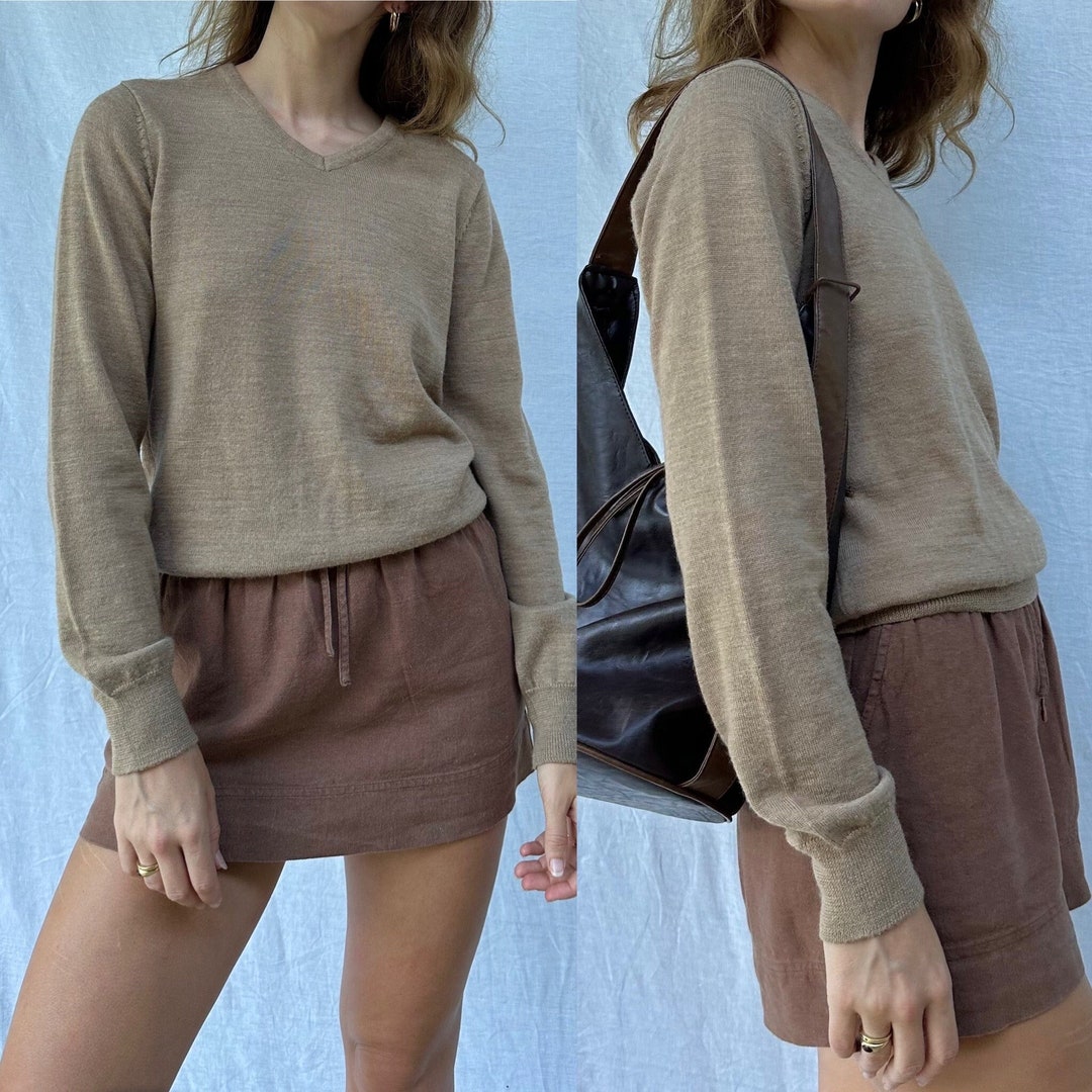Y2k Fine Wool Blend V Neck Sweater / Womens AU 6-8 (xs-small) - Etsy