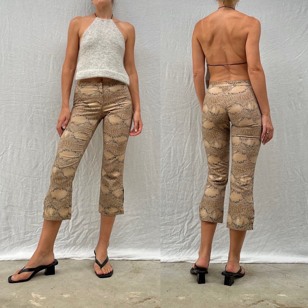 Vintage 90s Aus Made Snakeskin Print Capris / Womens AU 6-8 xs-small - Etsy
