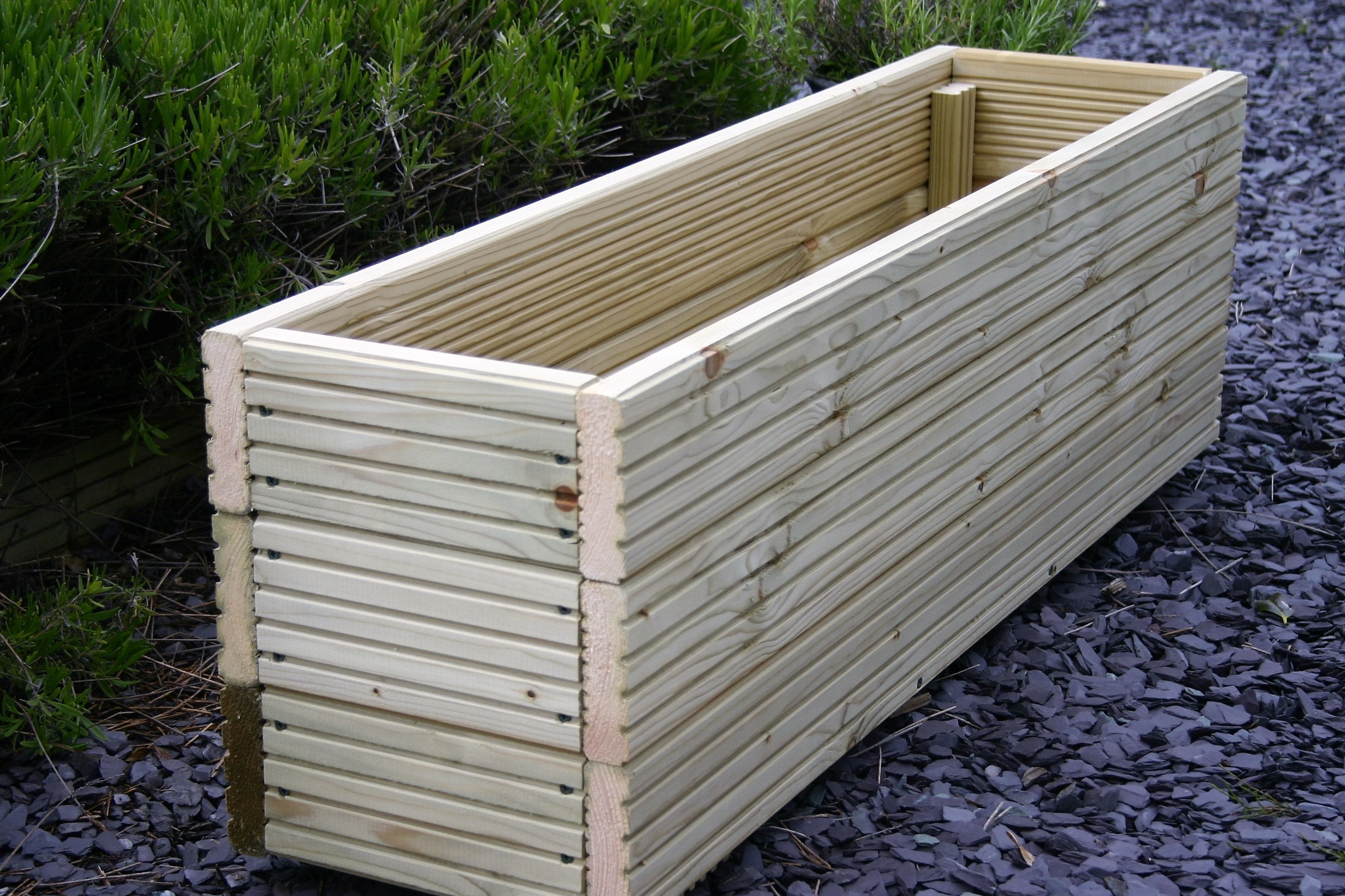 Extra Large Tall Deep Wooden Garden Trough Patio Planter - Etsy
