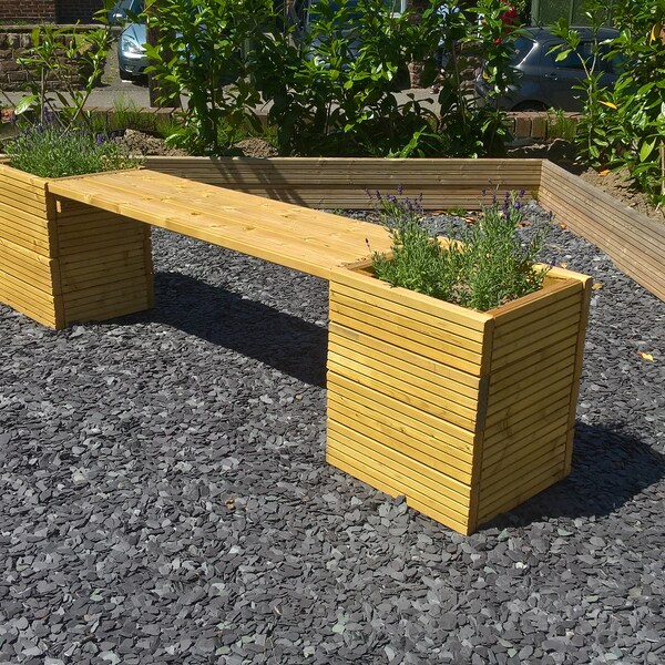 Garden Planter Seat - Etsy UK
