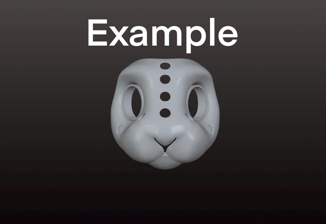 Custom 3d Model Fursuit Head Base - Etsy