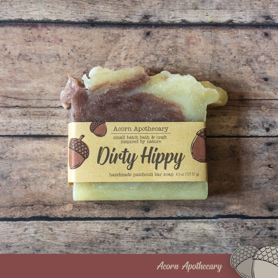 Dirty Hippy Patchouli Bar Soap, Gift for Hippy, Hippy Theme, Hippy ...