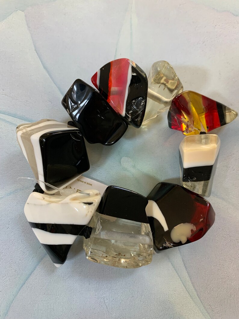 Vintage Sobral Bracelet Brazilian Designer in Paris Red Multicolor ...