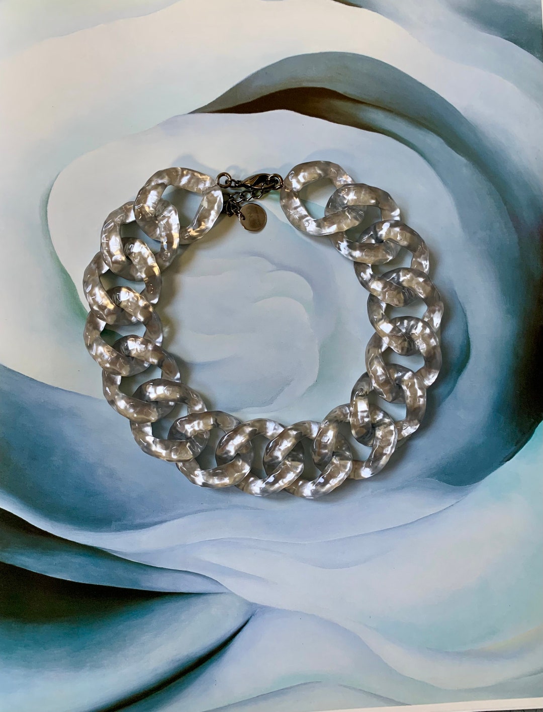 Mod Necklace Pono Italian Designer Pop Culture Double Sided Necklace in ...